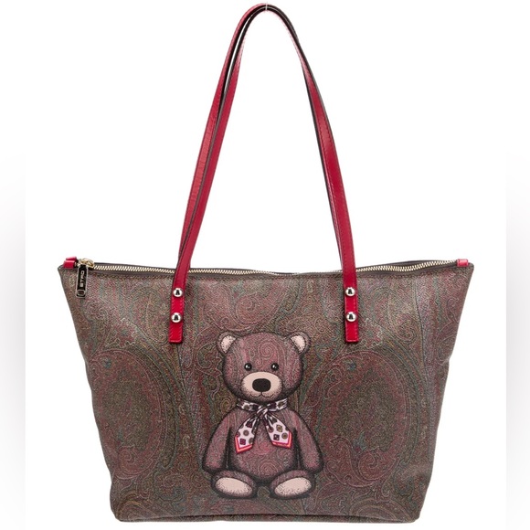 Etro | Bags | Etro Limited Edition Teddy Bear Paisley Medium Tote Full ...